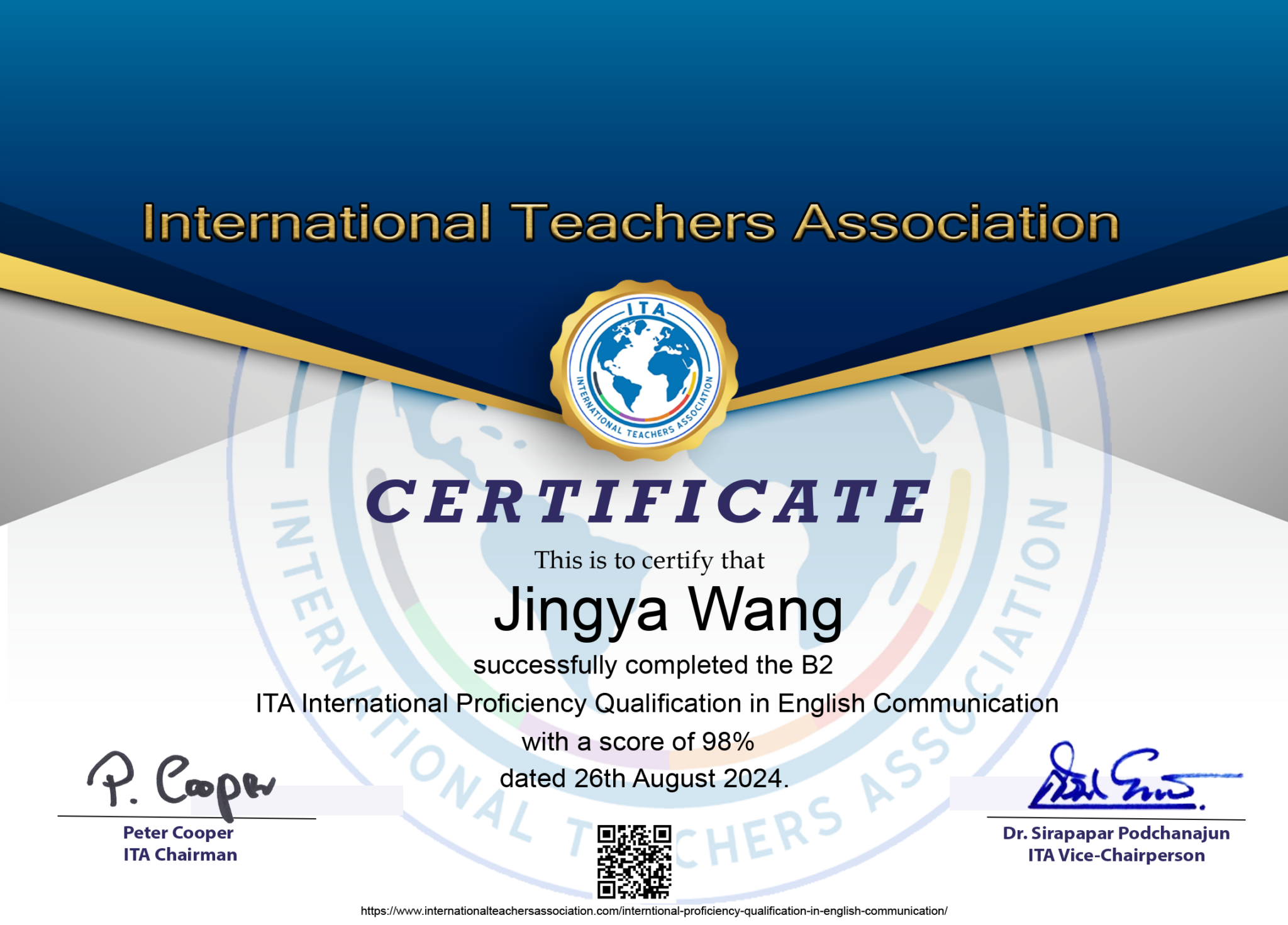 International Proficiency Qualification in English Communication - International Teachers ...